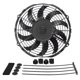 DERALE 10 in 802 CFM High Output Electric Cooling Fan P/N 16110 ...