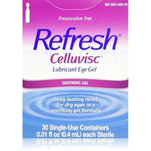 Refresh Celluvisc Lubricant Eye Gel Single-use Containers 30 Each ...