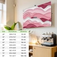 Indoor TV Cover 43 Inch, Pink Ombre Elastic Monitor Dust Covers for ...
