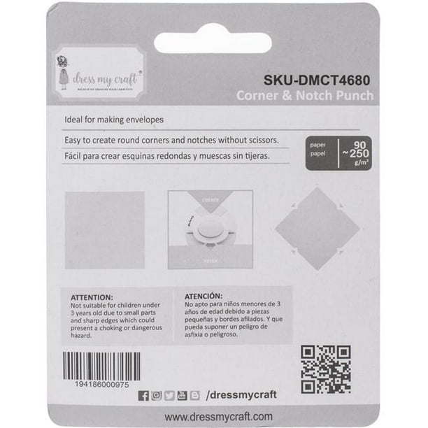 Dress My Craft DMCT4680 Corner Notch-Paper Punch - Walmart.ca