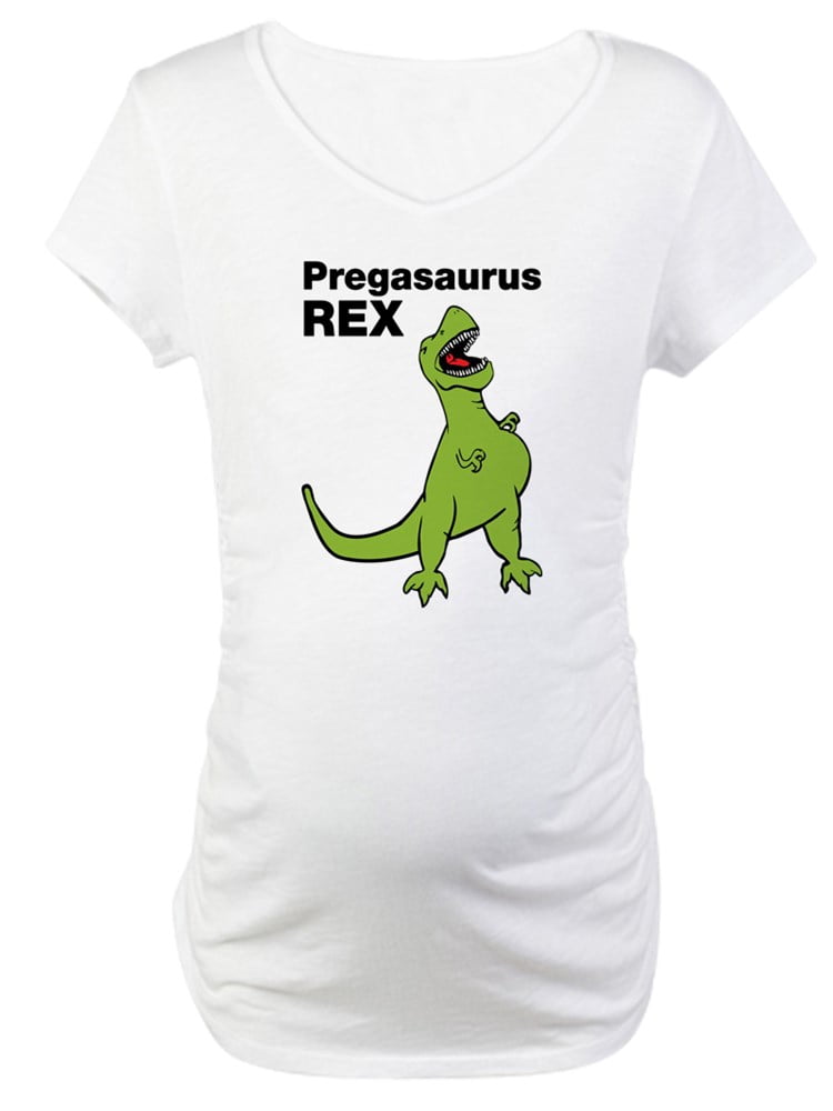 CafePress - T Rex Pregnant Humor Maternity T Shirt - Cotton Maternity T ...