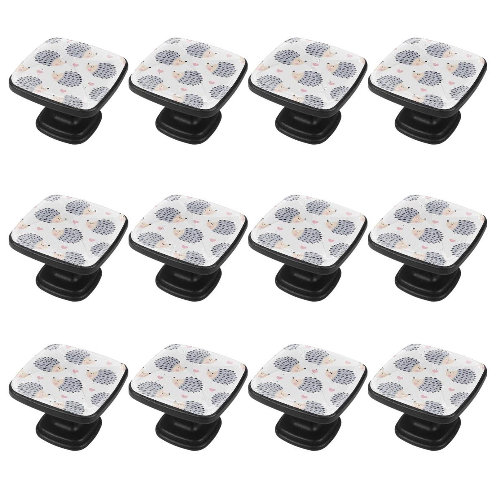 12 Pcs Cabinet Handle Drawer Pulls Cute Hedgehog Knobs with Screws ...