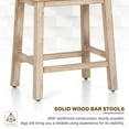 Summit Living 24" Counter Height Bar Stool Set of 4 for Kitchen ...