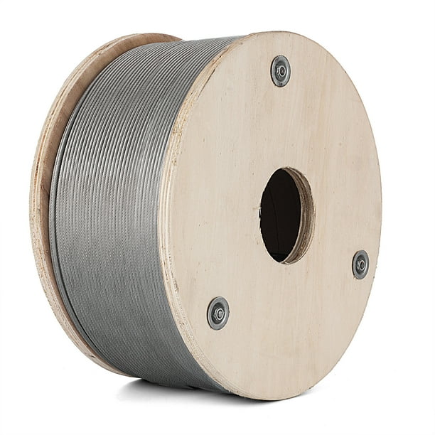 SHZOND T316 Stainless Steel Wire Rope 500ft Aircraft Wire Rope 1/8 ...