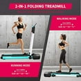 Murtisol 1100W Electric Treadmill, Foldable, Home Gym, with Bluetooth ...