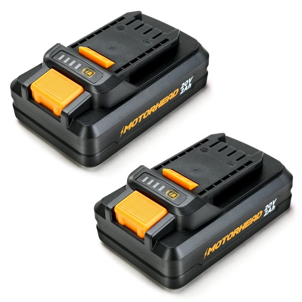 Motorhead Ultra 20V Lithium-Ion 2Ah Compact Battery with Integrated ...