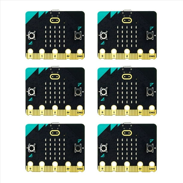 6X Placa Base BBC Microbit V2.0 una IntroduccióN una la ProgramacióN GráFica en Python para ...