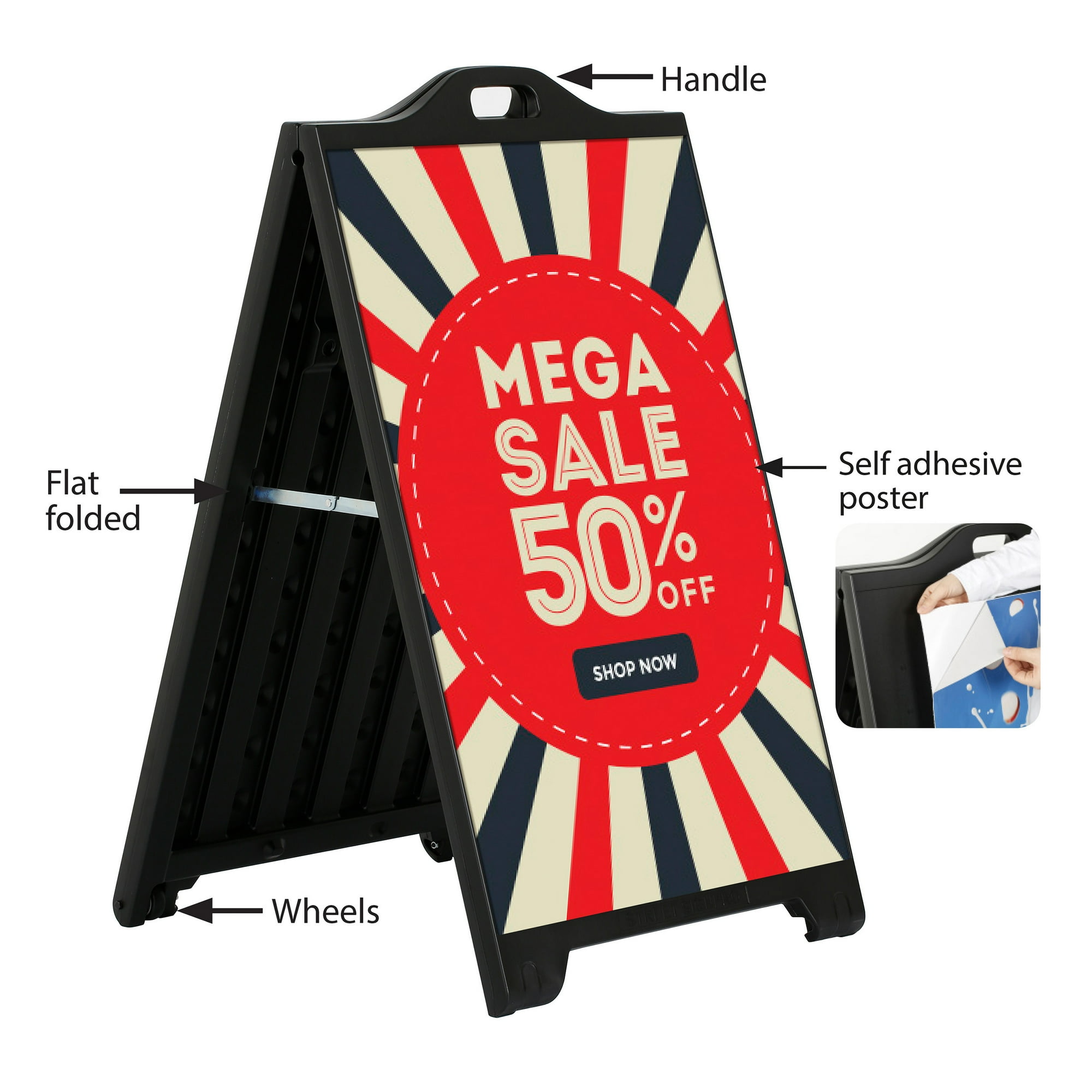 3 Sided Poster Board Walmart
