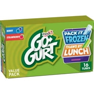 Go-GURT Minecraft Kids Fat Free Yogurt Variety Pack, 2 oz Yogurt Tubes ...