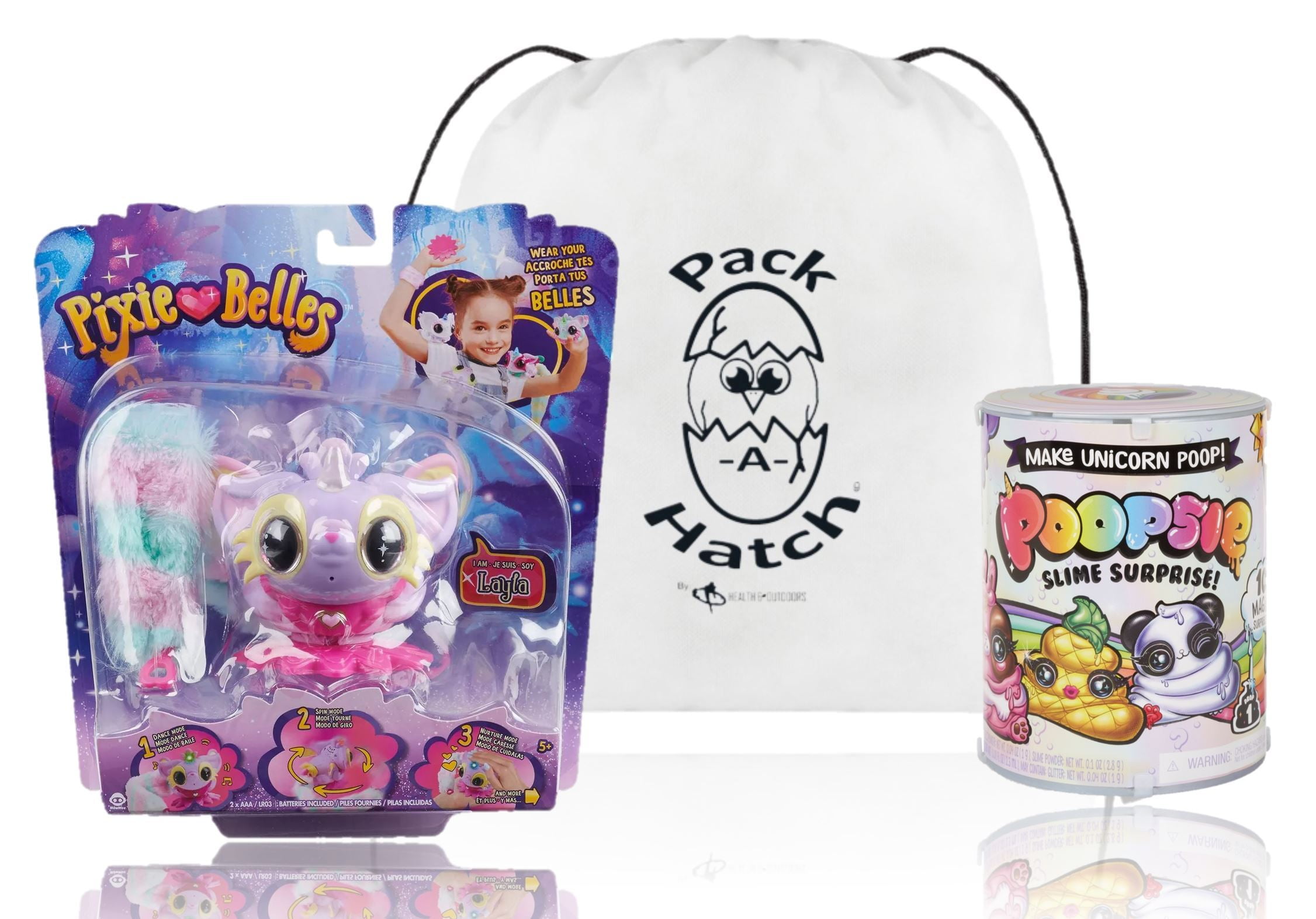 Pixie Belles - Interactive Enchanted Animal Toy Layla W/ Poopsie Slime ...
