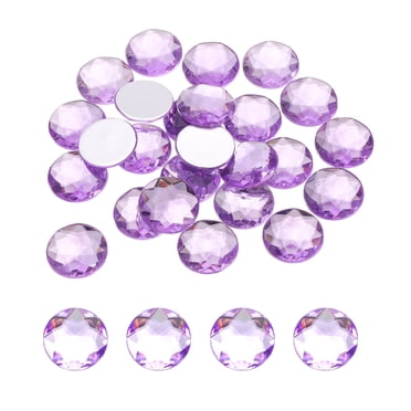 John Bead 200-Piece 20mm | Crystal AB Acrylic Round Flat Back ...