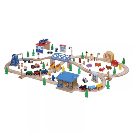 Maxim enterprise 100 piece wooden train set, 1 ea | Walmart Canada