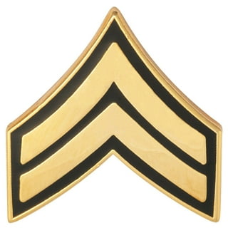 U.S. Army E6 Staff Sergeant Pin Gold Plated 1" - Walmart.com
