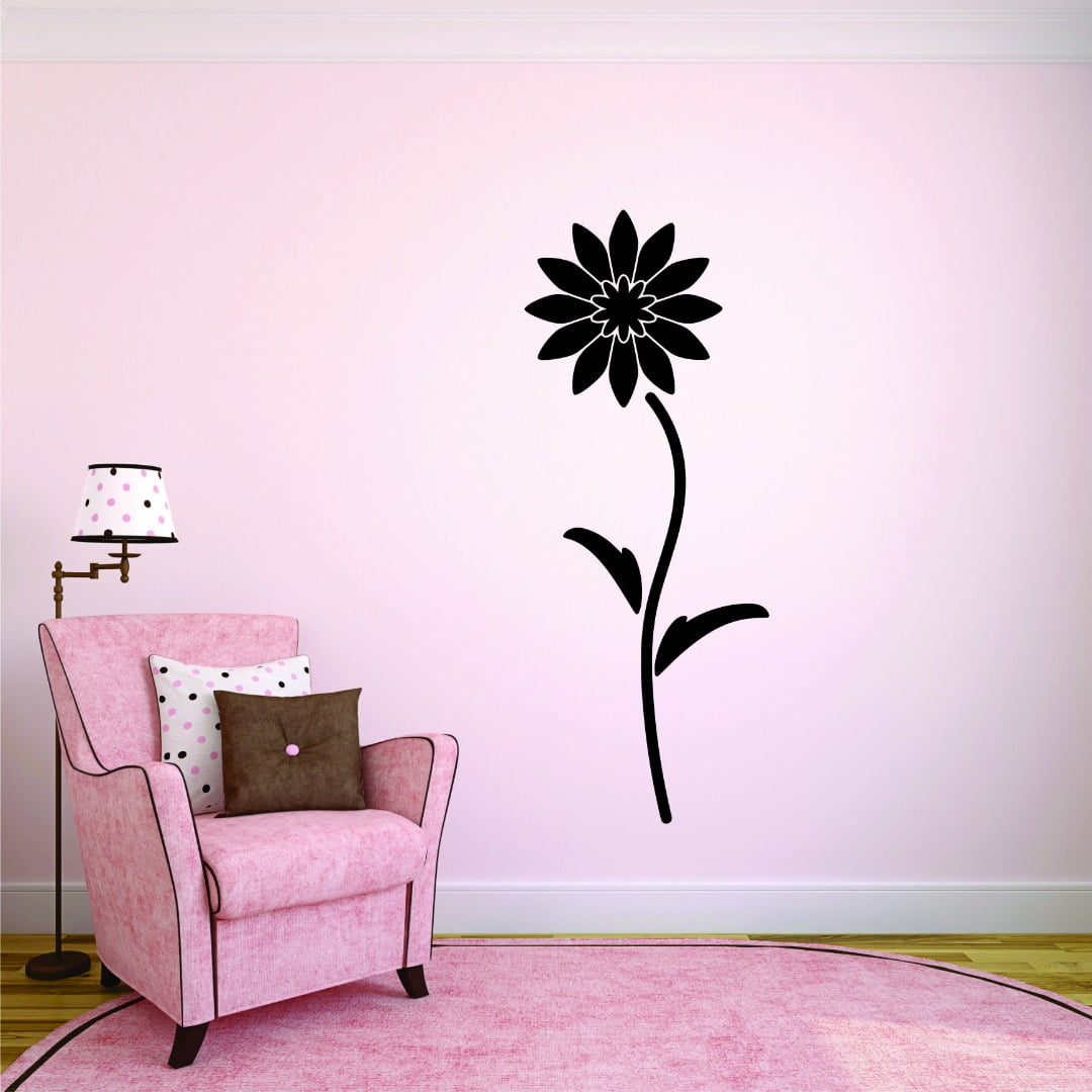 Custom Wall Decal : Flower 20x30" - Walmart.com