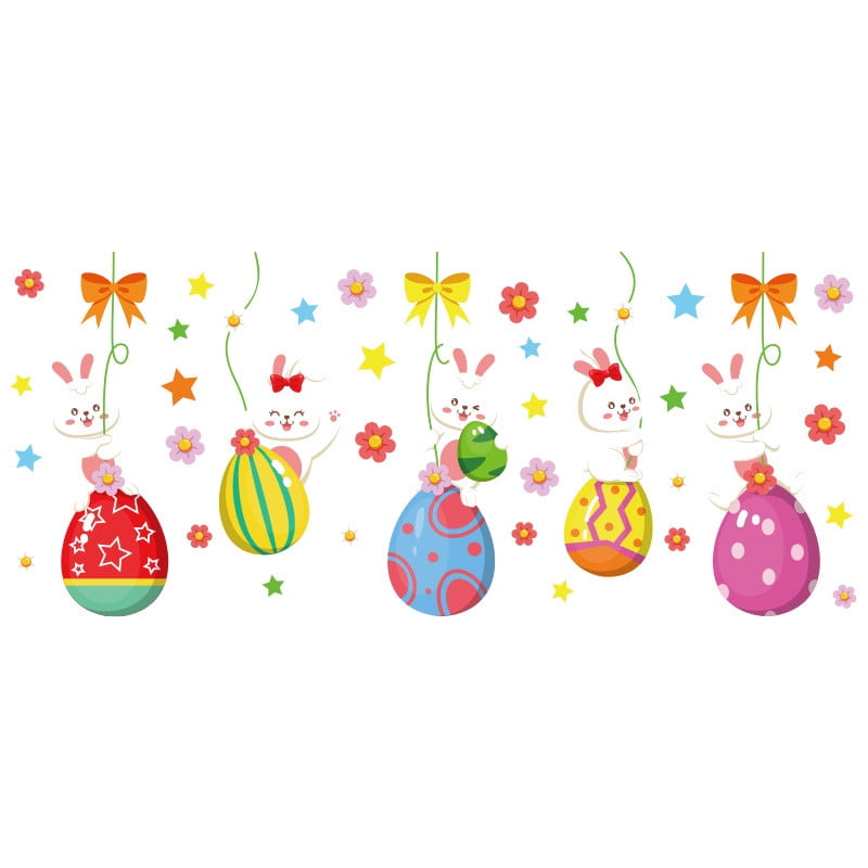 Click here for Cehvom Easter Window Clings  9 Sheets Happy Easter... prices