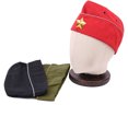 Five Pointed Star Domed Hat for Stage Performances Women Domed Hat ...