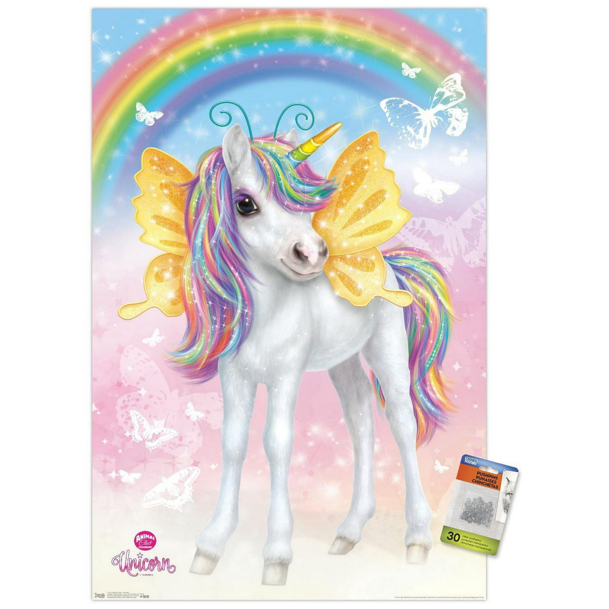 Click here for Trends International Animal Club - Unicorn Wall Po... prices