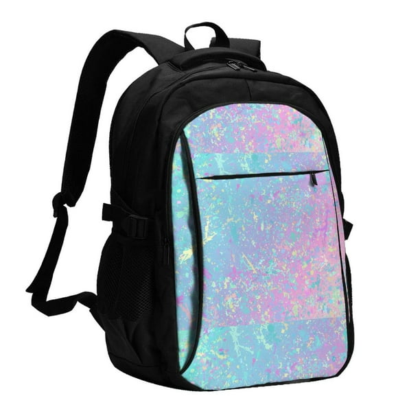 Disketp Fantasy Gradient Print Travel Laptop Backpack, Laptops Backpack ...