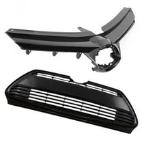 Labwork Front Bumper Grille Chrome Upper Grill Fit for 2013 2014 2015 ...