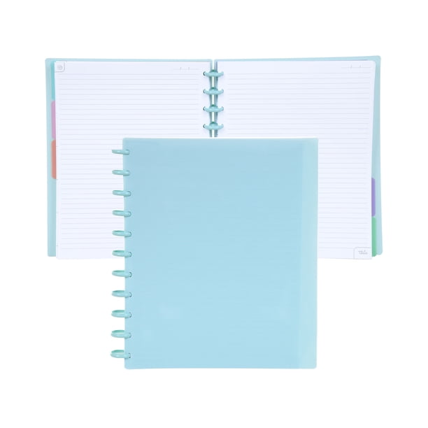 Talia Discbound Notebooks Planner, Customizable-8080(Summer Blue ...