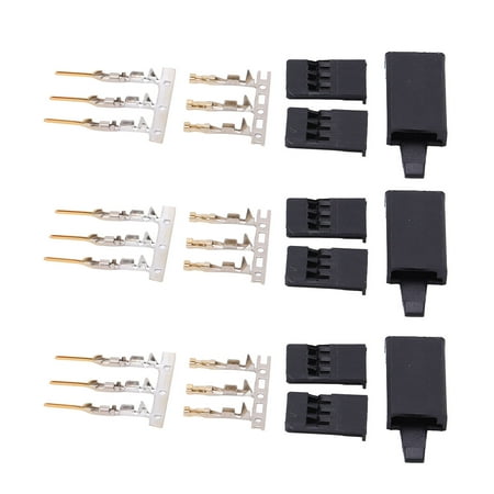 Male Female Gold Plated Terminals, 3 Pin Excellent Integrated Servo ...