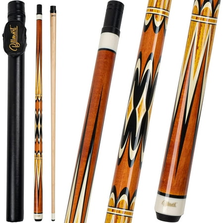 Pool Cue Stick, Low Deflection Shaft Billiard Cue Sticks with Hard Case ...