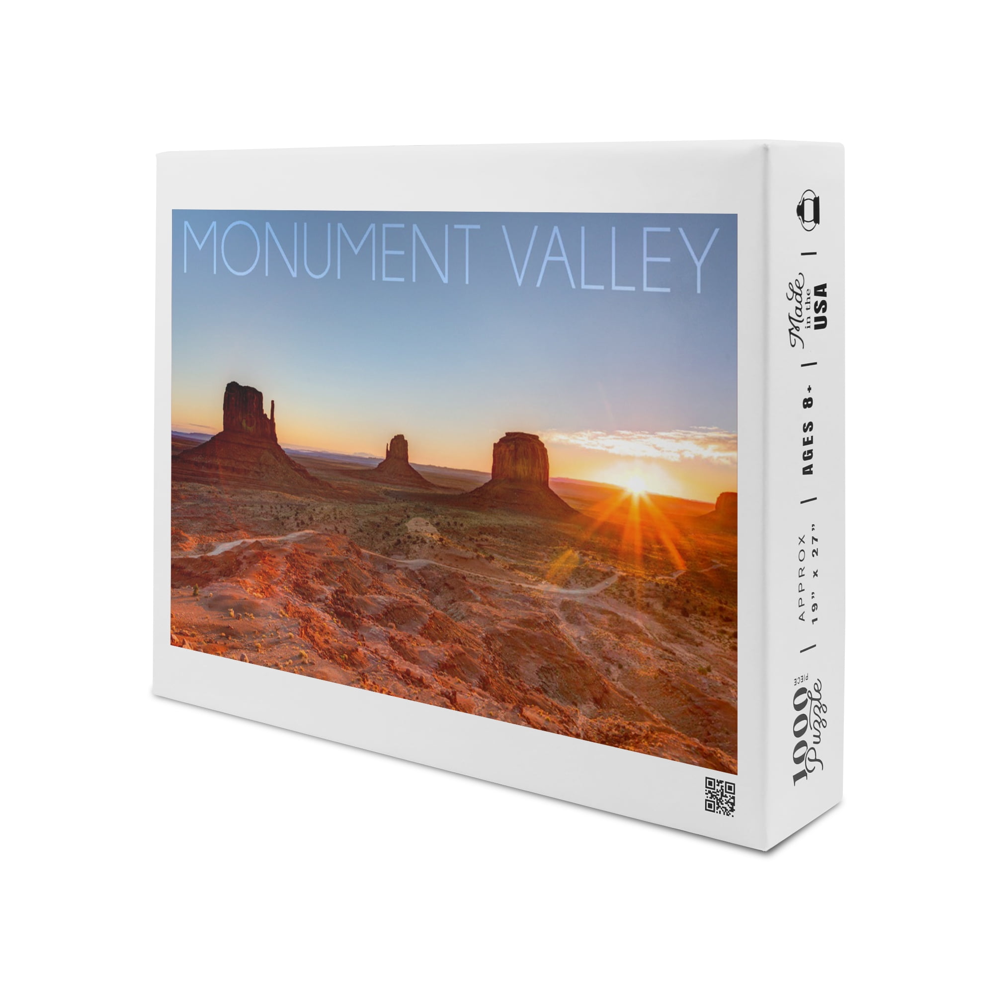 Monument Valley, Utah, Three Peeks and Sun (1000 Piece Puzzle, Size ...