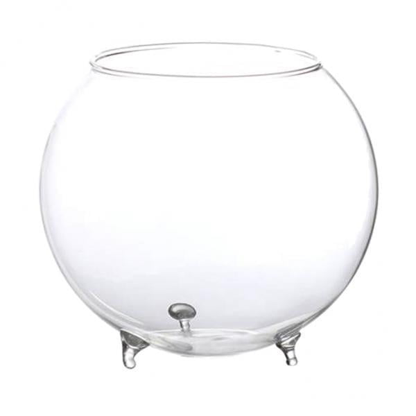 Click here for Lipstore 2x Glass Bowl Round Vase - Bubble Terrari... prices