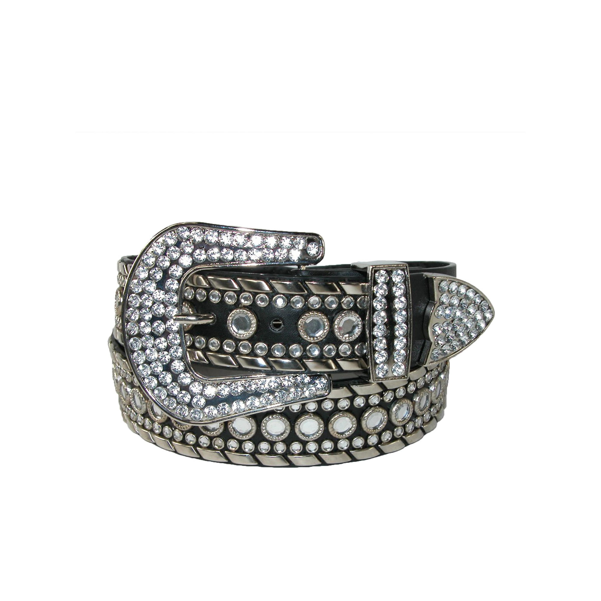 Click here for Ctm 1 1/2 Inch Western Rhinestone Belt ( Available... prices