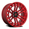 Fuel D117 Warp Beadlock 17X9 6X139.7 -15Et 125.1Cb Candy Red Wheel ...