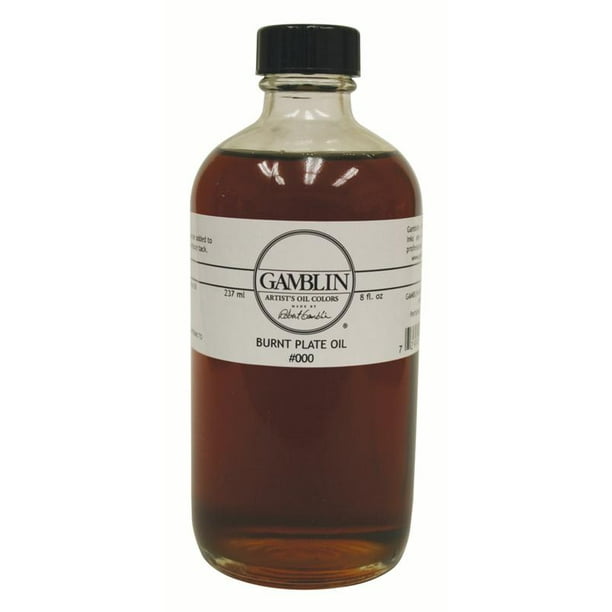 Gamblin Burnt Plate Oil #000, 8 oz. Bottle - Walmart.com