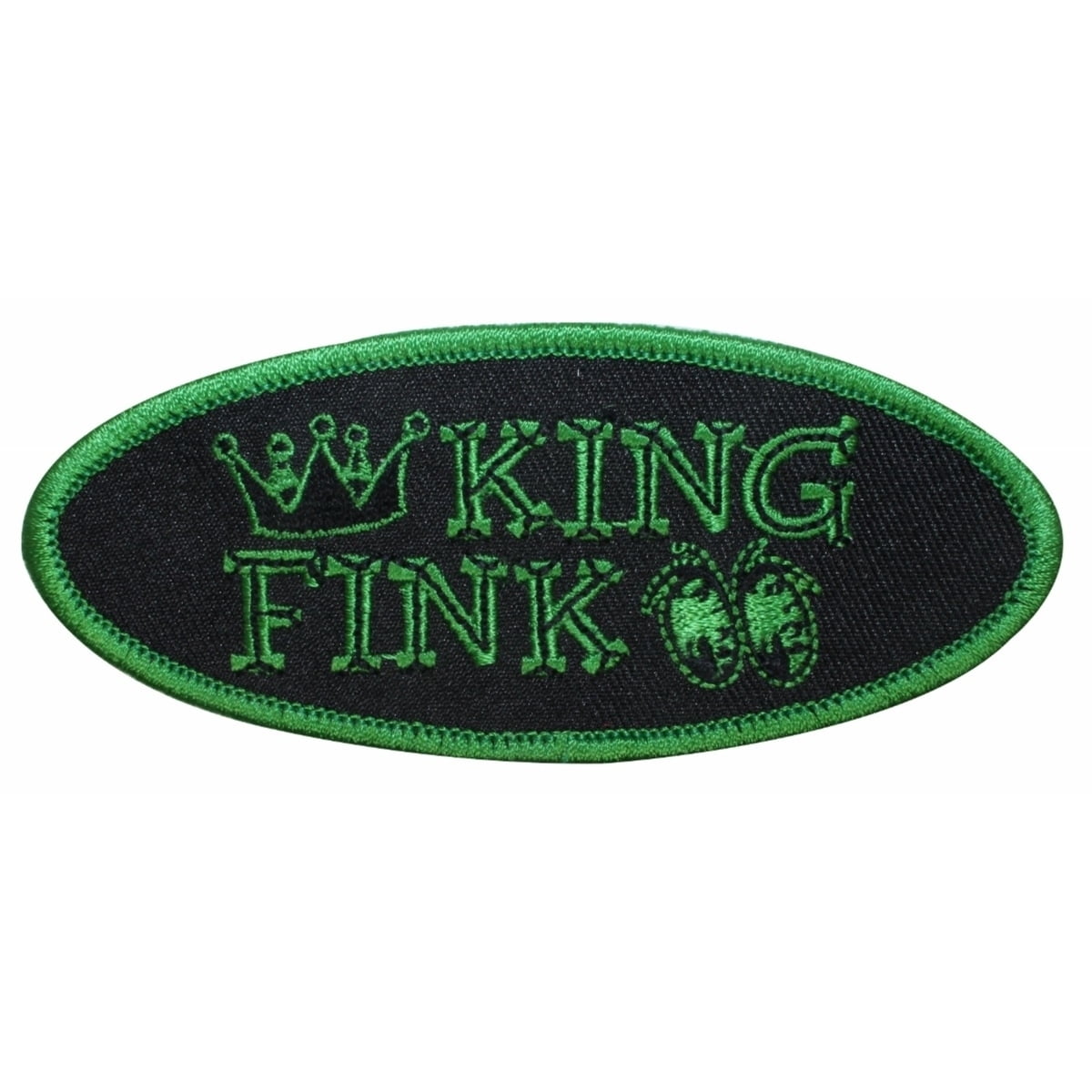 King Fink Name Tag Zombie Dead Kreepsville Embroidered Iron On Applique ...
