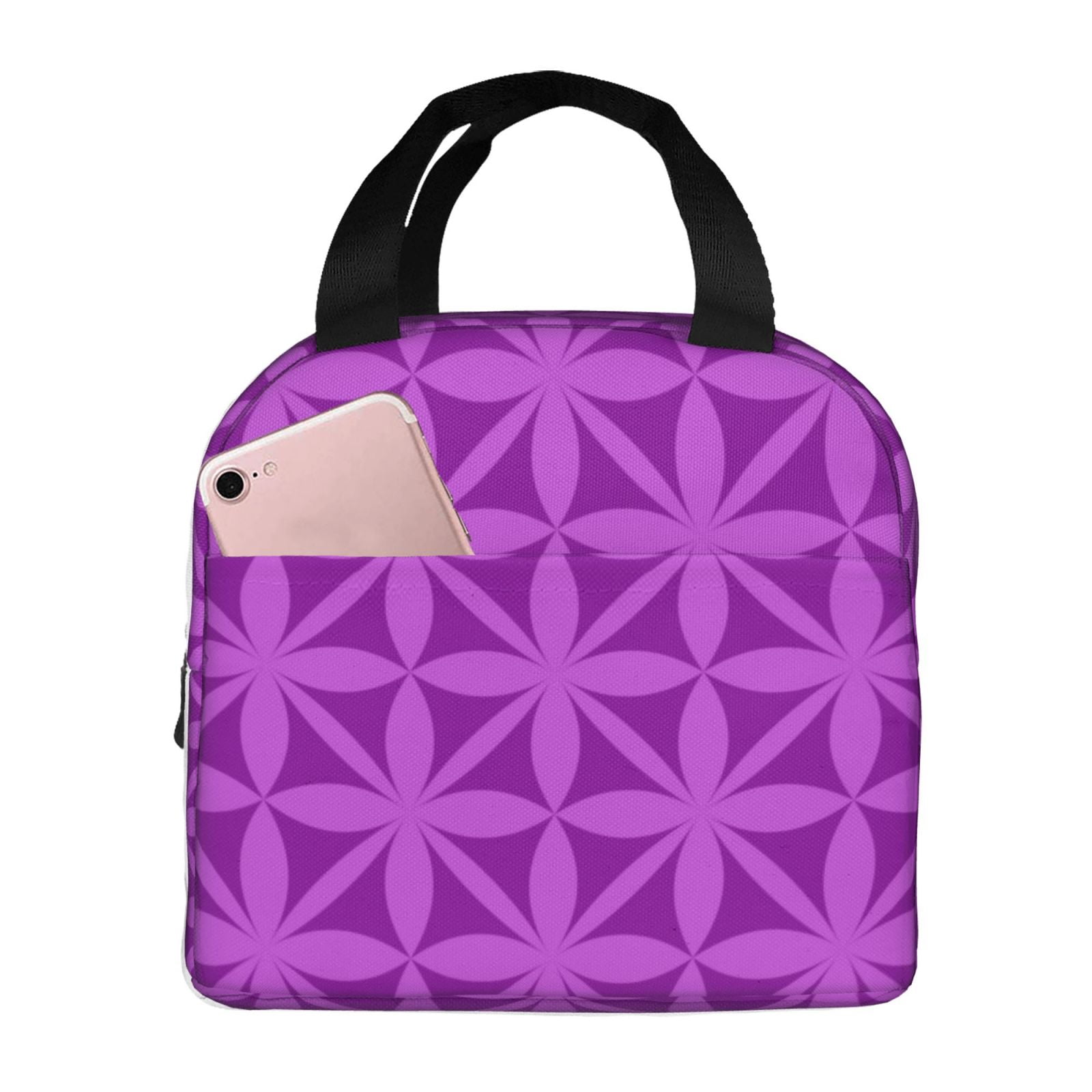 Reusable Lunch Bag, Insulated Lunch Bag for Women Men - Geometric ...