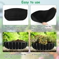 NOGIS Planter Basket Liners-3pcs 24 Inch Flower Basket Trough Liner ...