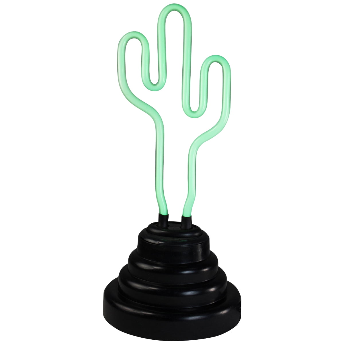 Sunology Small Neon Desk Lamps - Cactus / Black Tier - Walmart.com