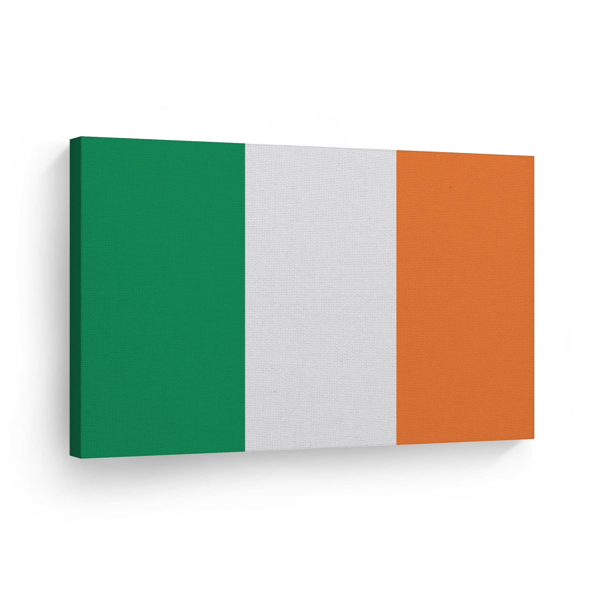 Smile Art Design Ireland Flag Canvas Wall Art Print Country Flags ...
