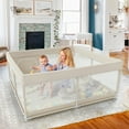 Pkinoicy Baby Playpen, Upgrade Playpen, Playpen for Babies (47*47 ...