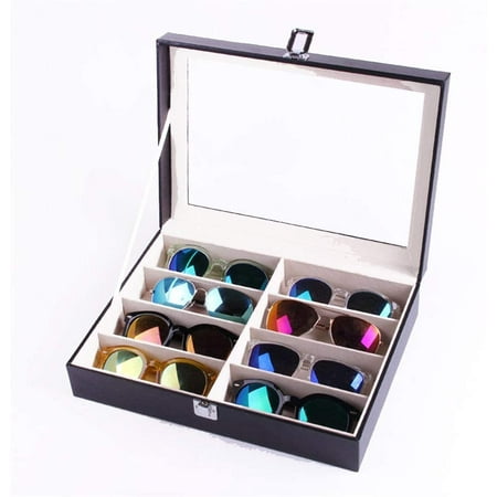 Sunglass Box Glasses Storage Box 8 Grid/Sunglasses Display Box/Glasses ...