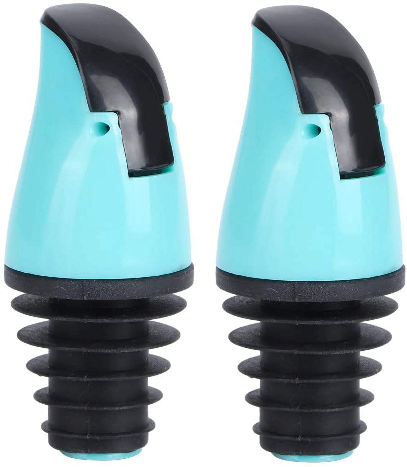 2 Piezas Vertedor de Botellas con Pico Azul para Aceite de Oliva y ...