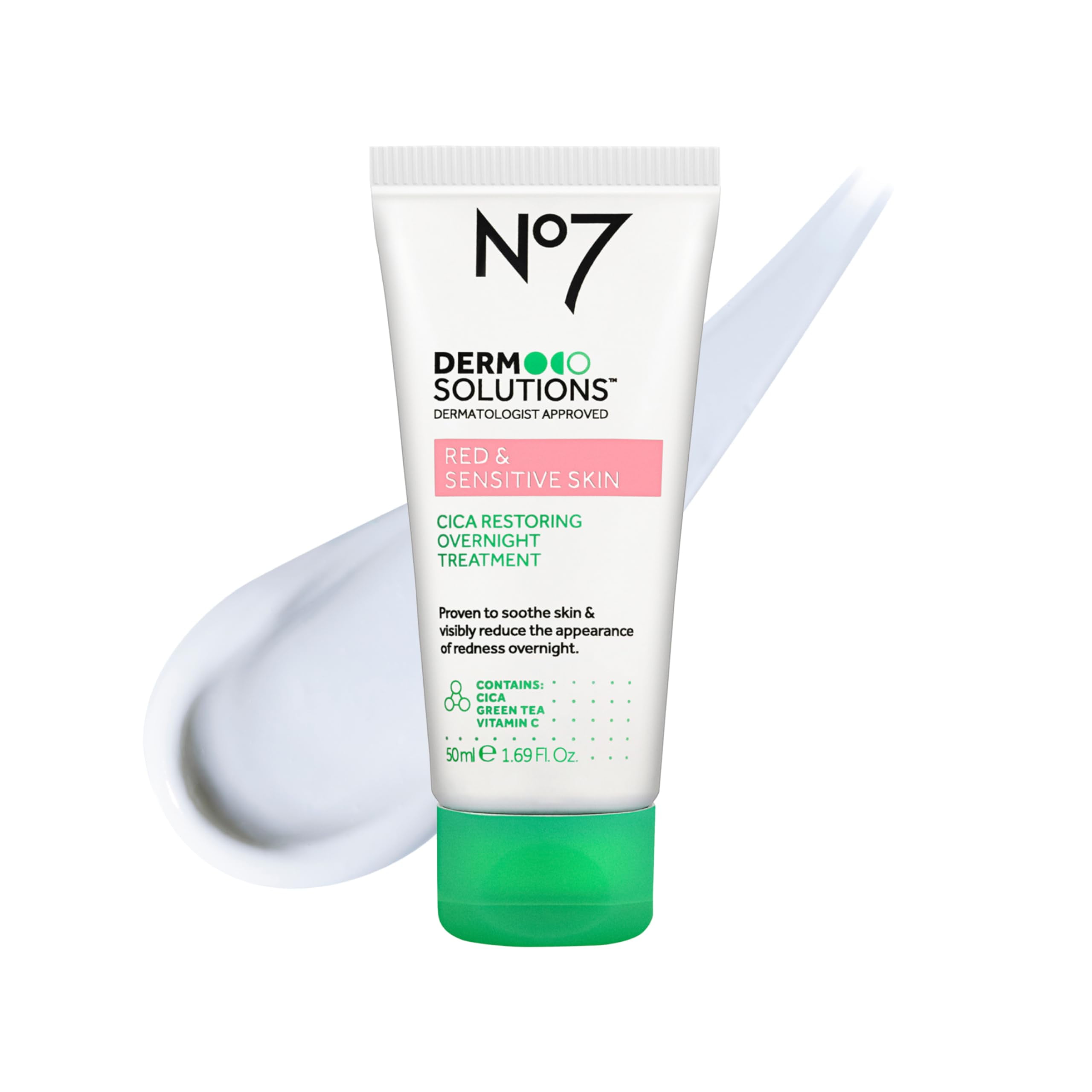 Crema de noche No7 Derm Solutions Skin Barrier Repair CICA 50 ml ...