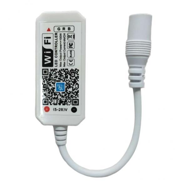 2x Mini controdor RGB con Wifi / remoto funciona para tiras LED, luces LED Zulema Mini ...
