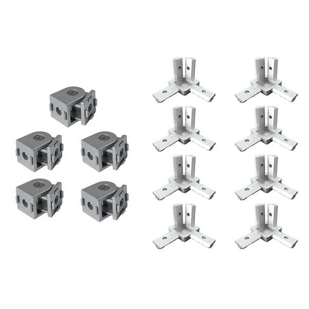 T-slot Aluminum 2020 3-way Angle Bracket Connector With Screw | Walmart ...