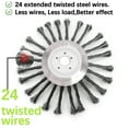 TCBWFY 10inch Steel Wire Trimmer Blade, Weed Eater Attachment for ...