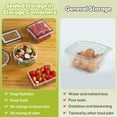 42 PCS Food Storage Containers with Lids - BPA-Free Plastic Meal Prep ...