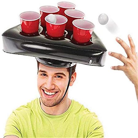 Wweixi Inflatable Beer Pong Cap Throwing Interactive Game Toy Funny ...