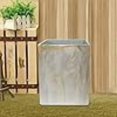 JYLP Stone Hedge Resin Decorative Trash Can, 9.24L Marble Finish Open ...