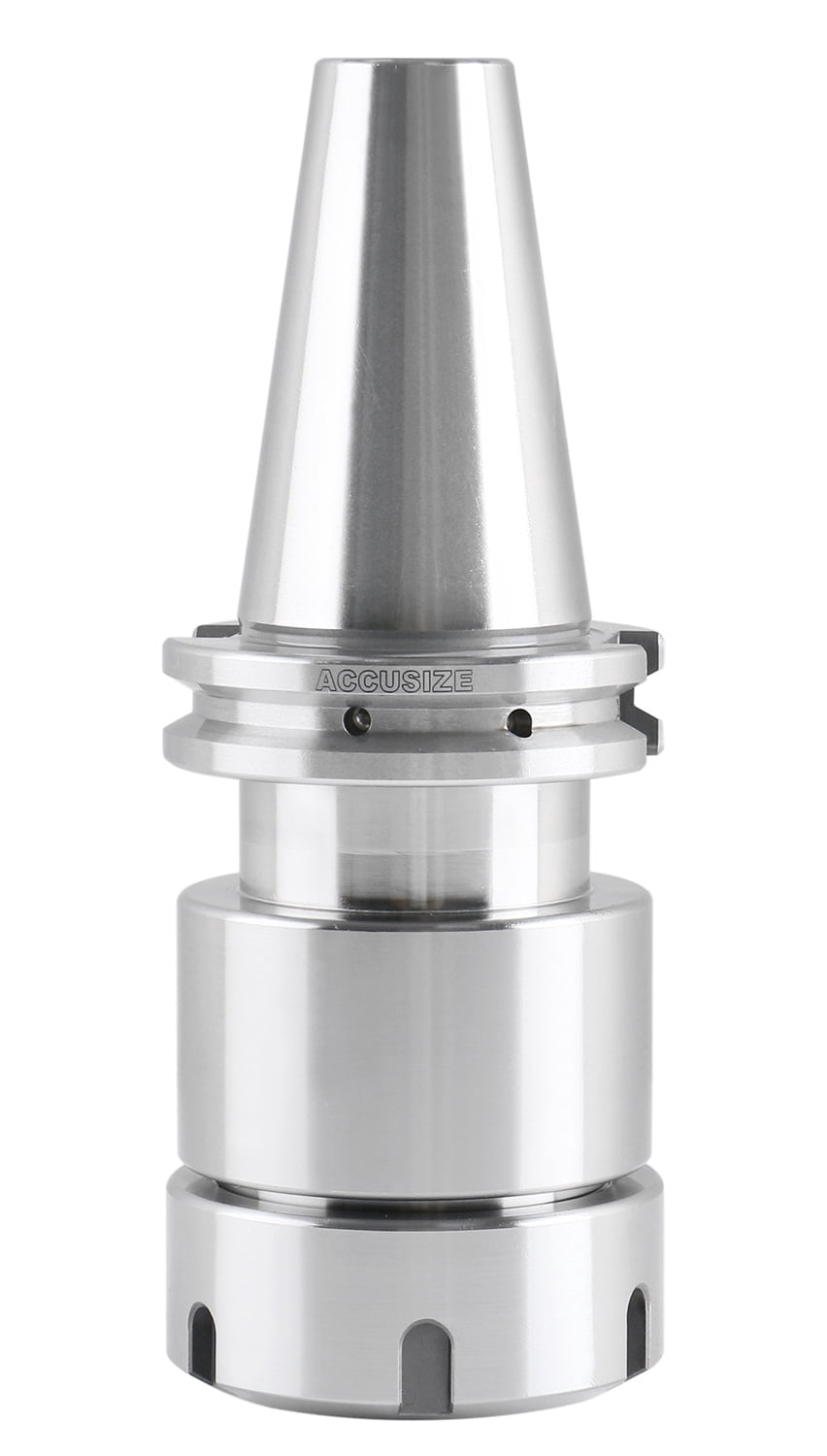 Accusize Cat40 V-Flange Collet Chuck for Er40 Collets, Draw Bar Thread ...