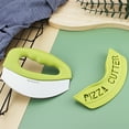 Suanyok Pizza Cutter Rocker, Stainless Steel Blade, Green, Food Chopper ...