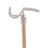 DMI Wood Dressing Aid Stick with Metal and Vinyl Hooks, Zipper Assist ...