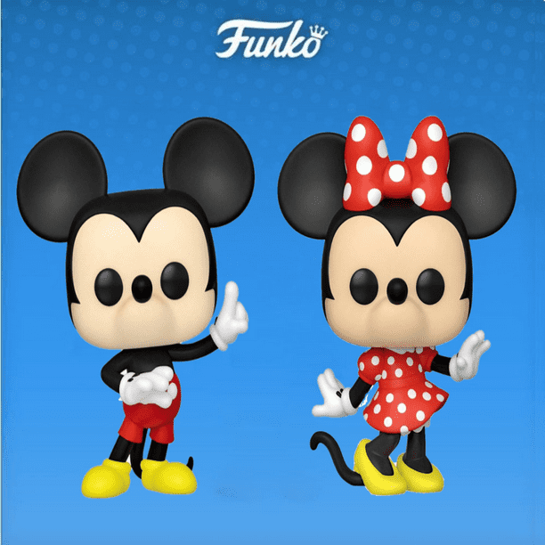 Funko Pop! Disney: Mickey and Friends – Set of 2 Vinyl Figures (Mickey ...